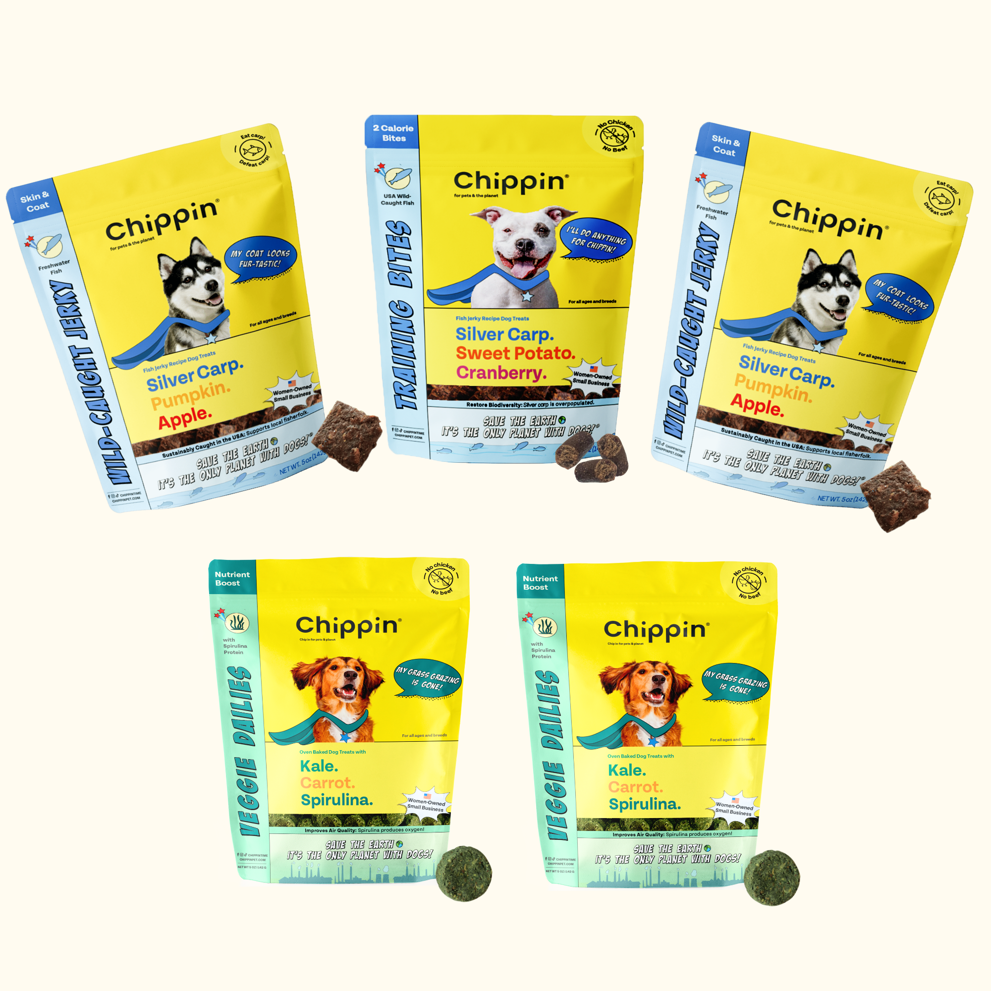 Chippin Super Bundle | Highly Digestible & Eco-Friendly Dog Treats